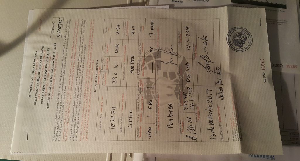 Permiso de navegacion para naves de placer #11 – Free On Blue Water